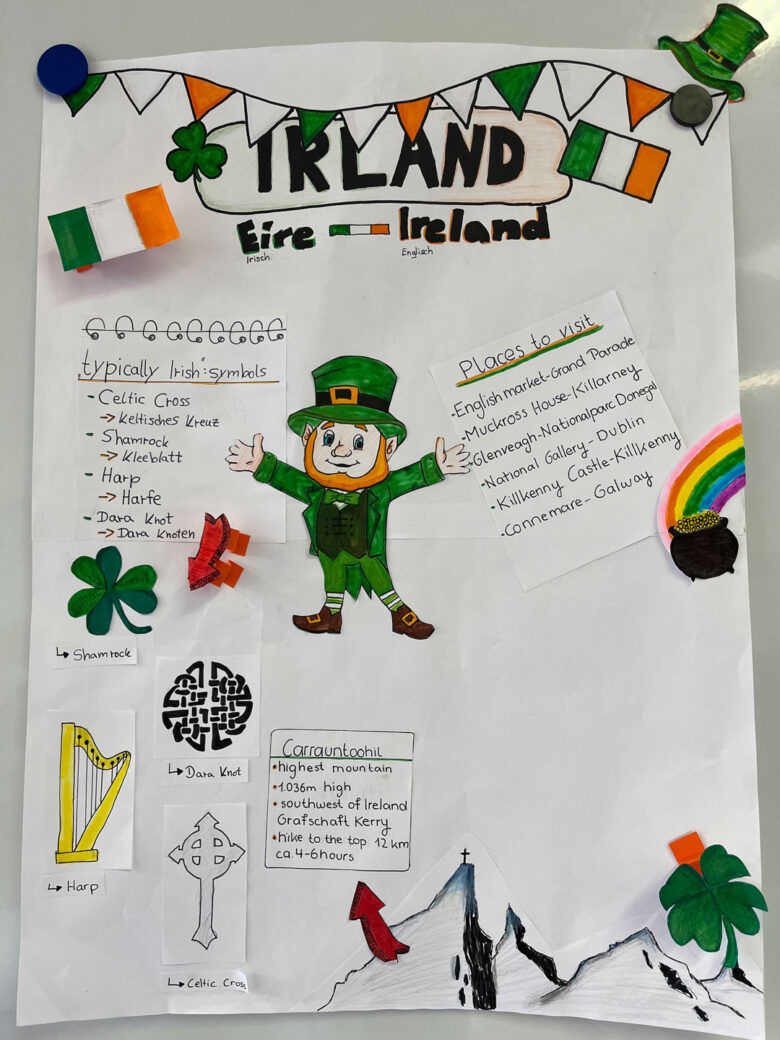 Bürgerstiftung fördert Irland Tag am AEG – Bericht der Schülerinnen und ...